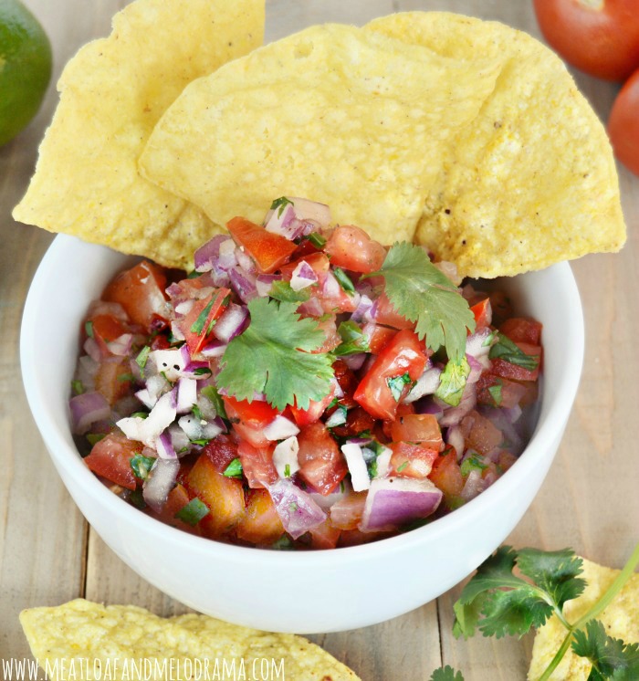 Spicy Pico de Gallo - Meatloaf and Melodrama