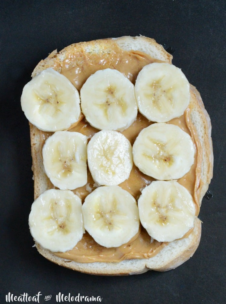 Grilled Peanut Butter Banana Sandwich - Meatloaf and Melodrama Grilled Peanut Butter Banana Sandwich - Meatloaf and Melodrama