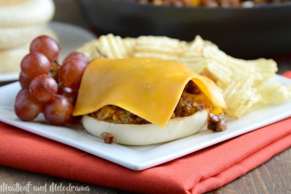 Open Faced Sloppy Joes - Meatloaf and Melodrama
