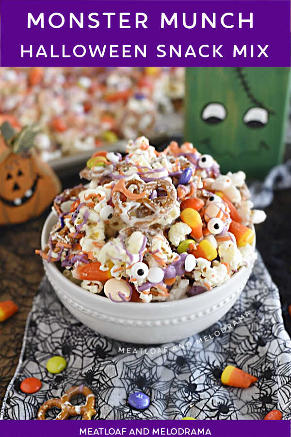 Monster Munch Halloween Snack Mix - Meatloaf and Melodrama