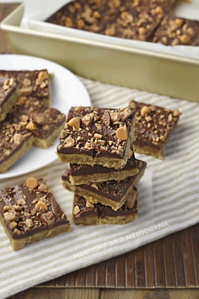 Grandma's Easy Toffee Bars Recipe - Meatloaf and Melodrama