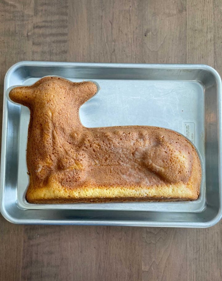 The Best Easter Lamb Cake Recipe - Meatloaf and Melodrama