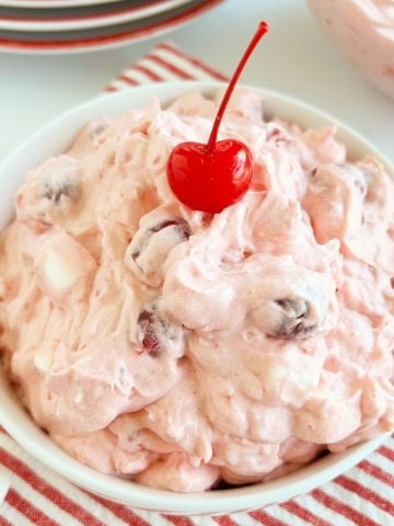 Cherry Fluff Recipe (Dessert Salad) - Meatloaf and Melodrama