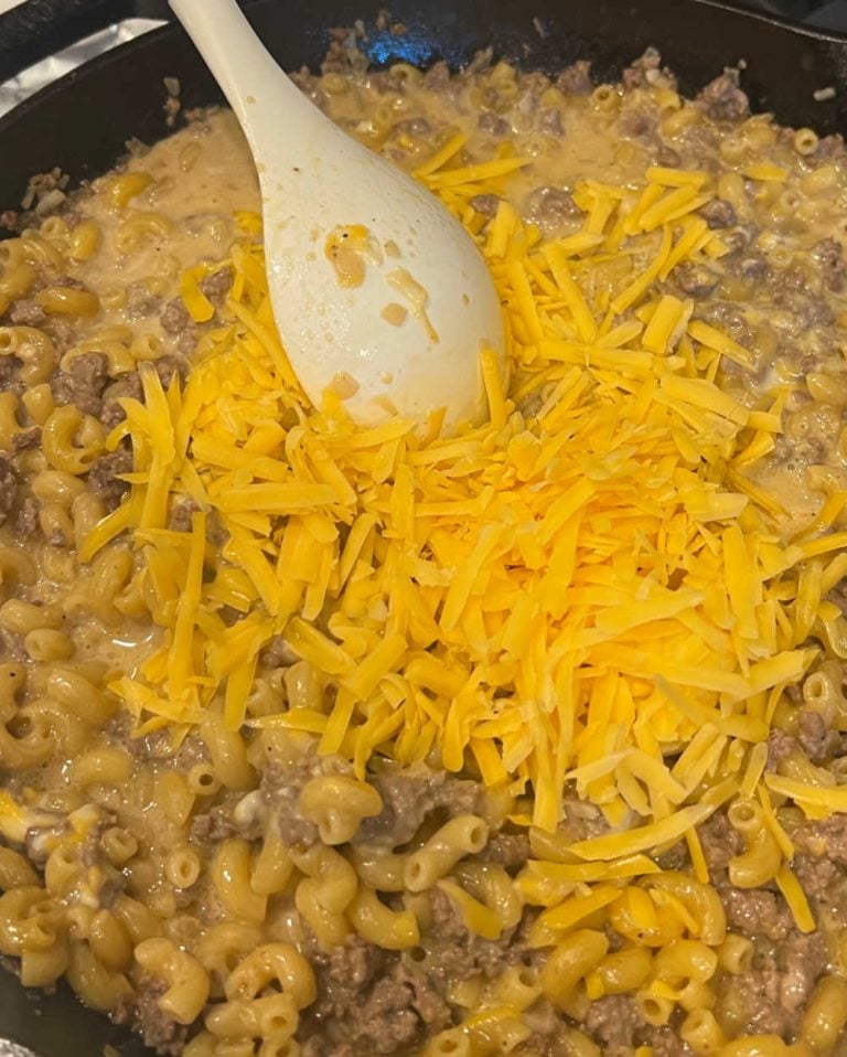 Cheeseburger Macaroni (Homemade Hamburger Helper) - Meatloaf and Melodrama