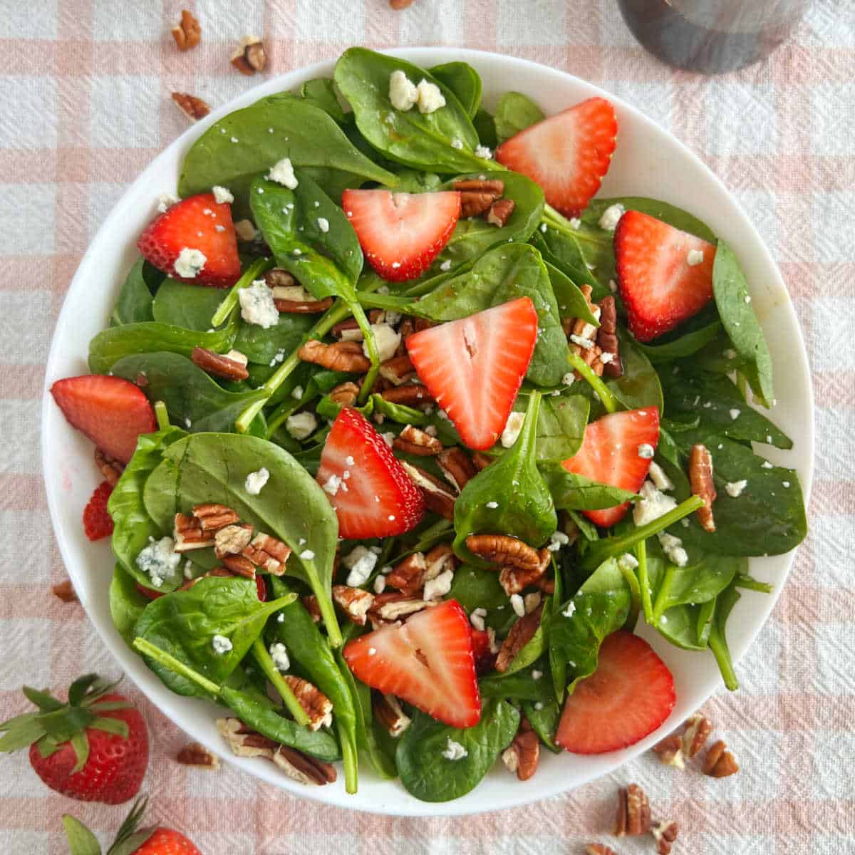 Strawberry Spinach Salad Recipe Spinach Salad With Fresh Blueberries