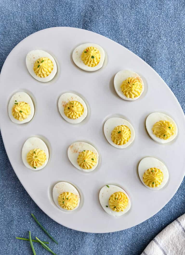Grandma's Deviled Eggs Recipe (Simple and Easy) - Meatloaf and Melodrama