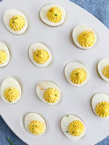 Grandma's Deviled Eggs Recipe (Simple and Easy) - Meatloaf and Melodrama