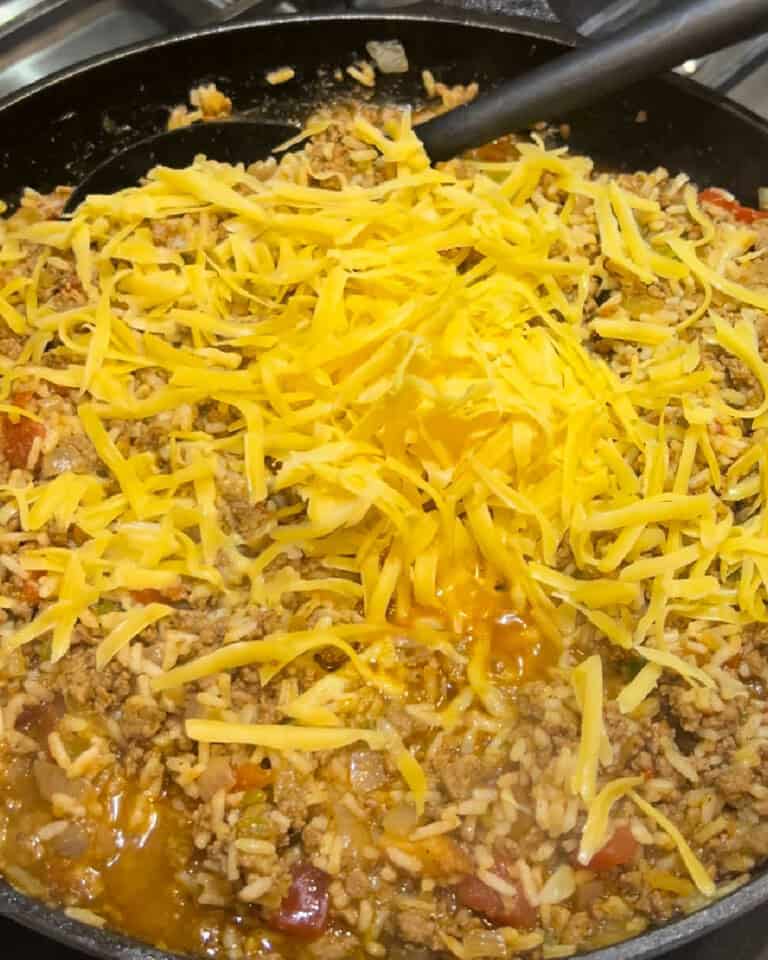 Taco Rice (Easy One Pan Dinner Recipe) - Meatloaf and Melodrama