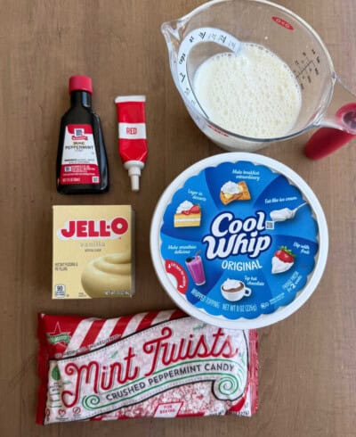 Candy Cane Dip (Easy Dessert) - Meatloaf and Melodrama