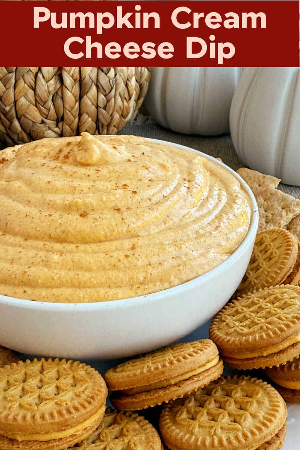 Easy Pumpkin Cream Cheese Dip (Cheesecake Dip) - Meatloaf and Melodrama