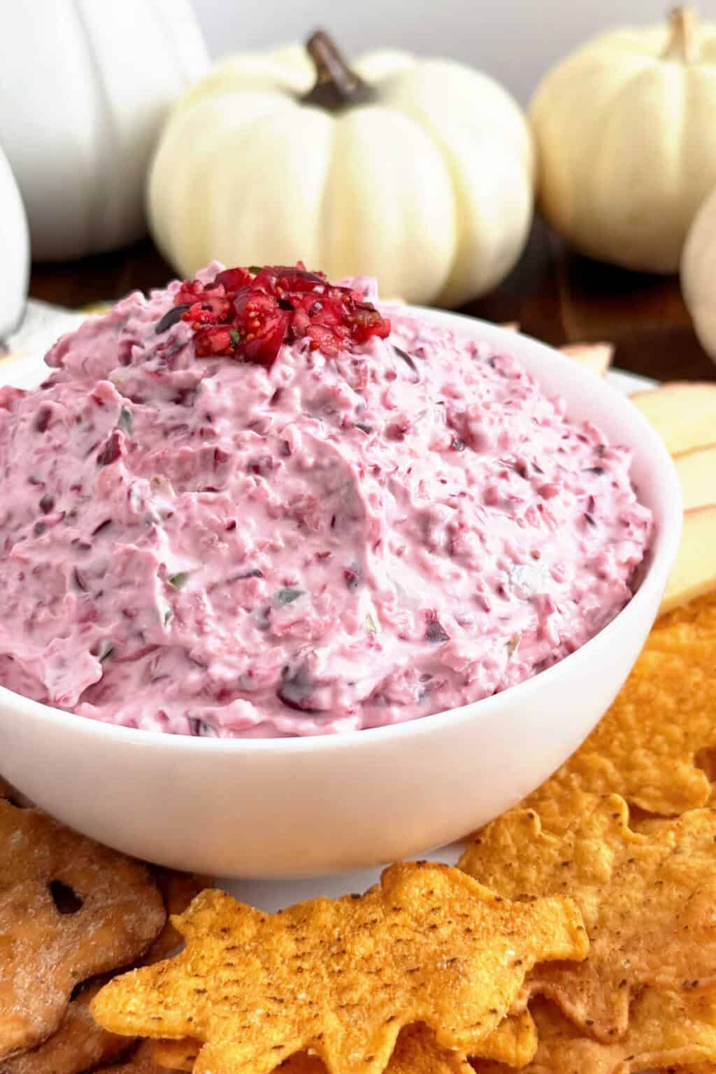 Cranberry Jalapeno Cream Cheese Dip - Meatloaf and Melodrama