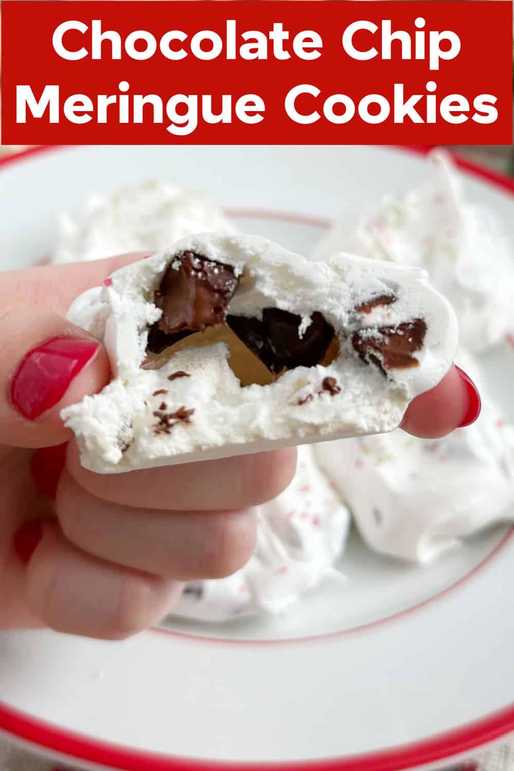 Chocolate Chip Meringue Cookies (Grandma's Recipe) - Meatloaf and Melodrama
