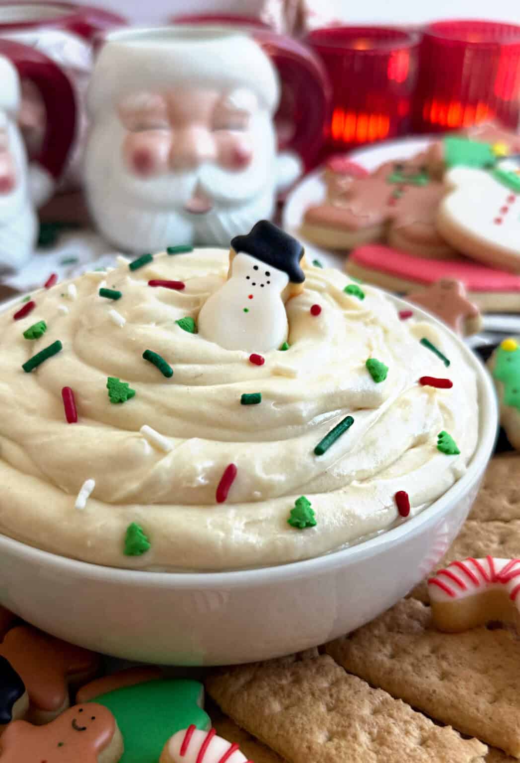 Christmas Sugar Cookie Dip (Easy Recipe) - Meatloaf and Melodrama