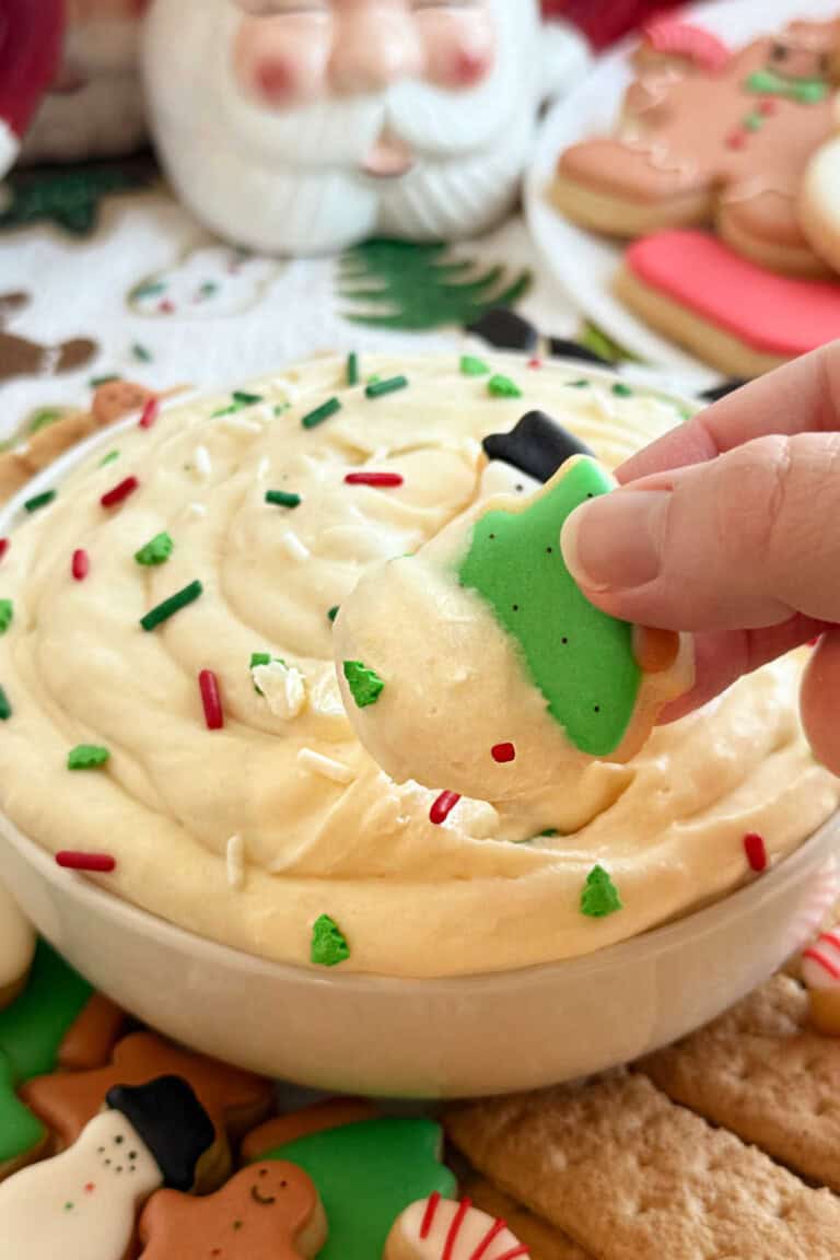Christmas Sugar Cookie Dip (Easy Recipe) - Meatloaf and Melodrama