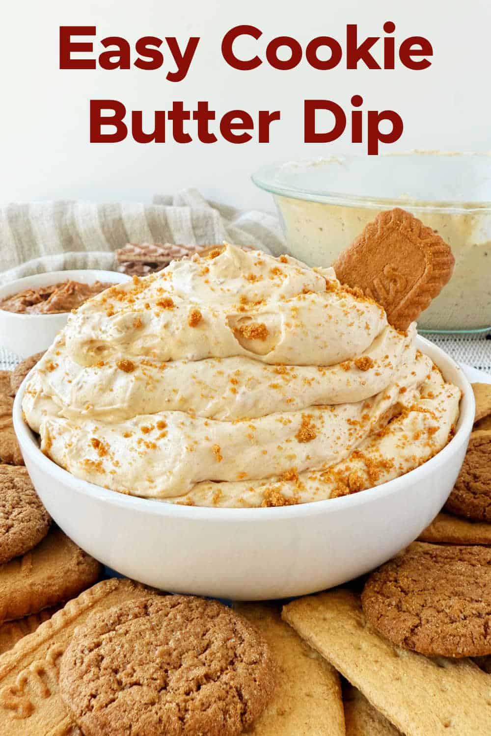 Biscoff Cookie Butter Dip - Meatloaf and Melodrama