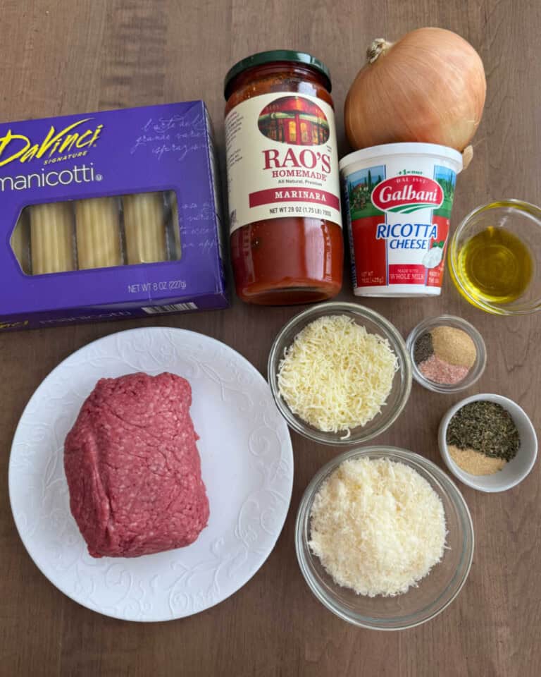 Easy Manicotti Recipe with Beef and Cheese - Meatloaf and Melodrama
