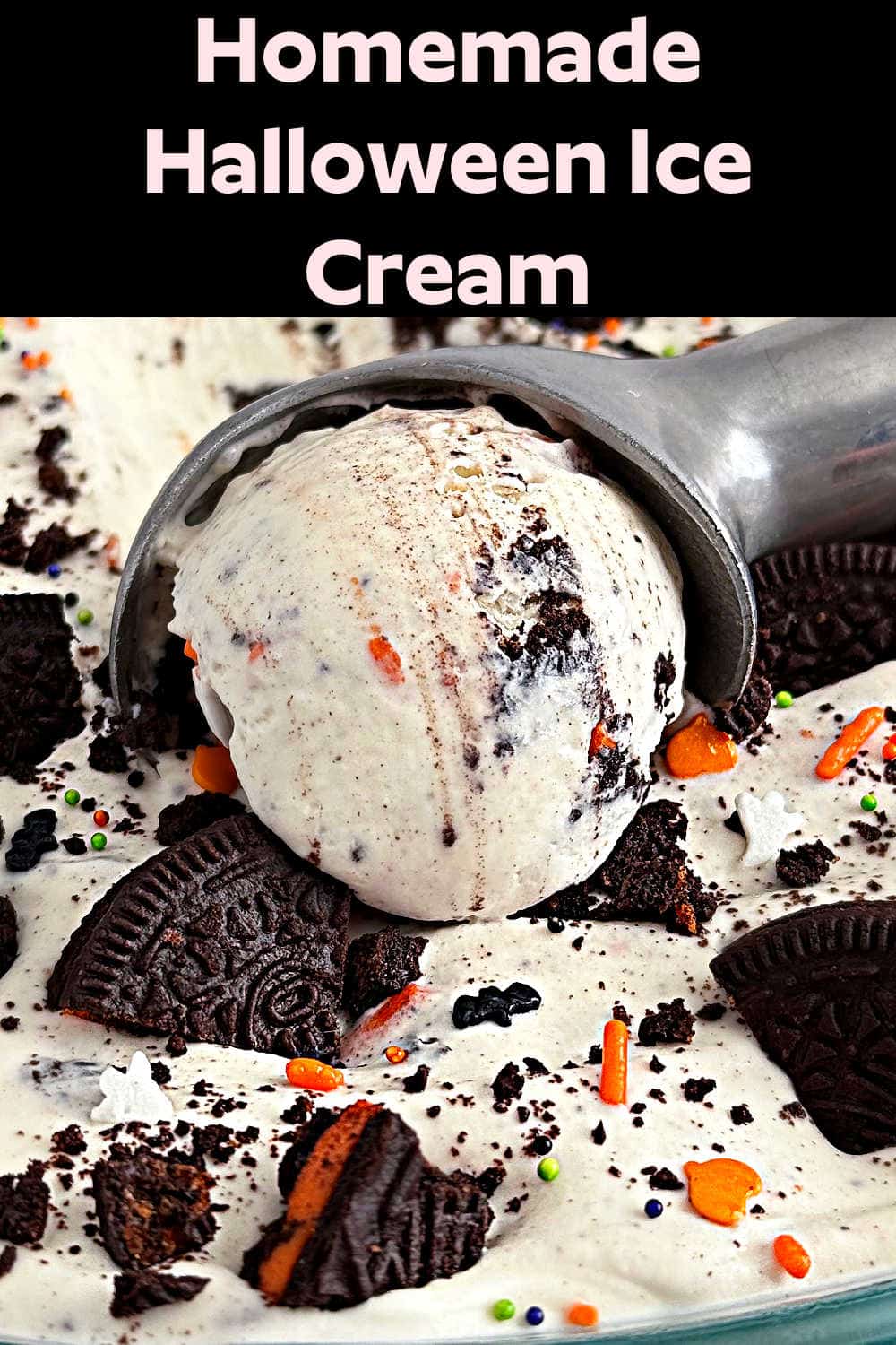 Homemade Halloween Ice Cream - Meatloaf and Melodrama