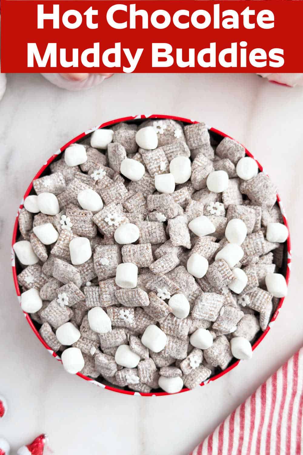 Hot Chocolate Muddy Buddies - Meatloaf and Melodrama