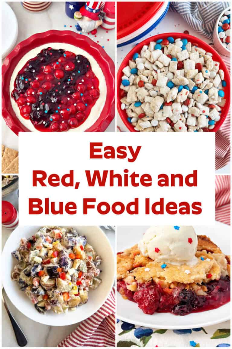 Easy Red White and Blue Food Ideas - Meatloaf and Melodrama
