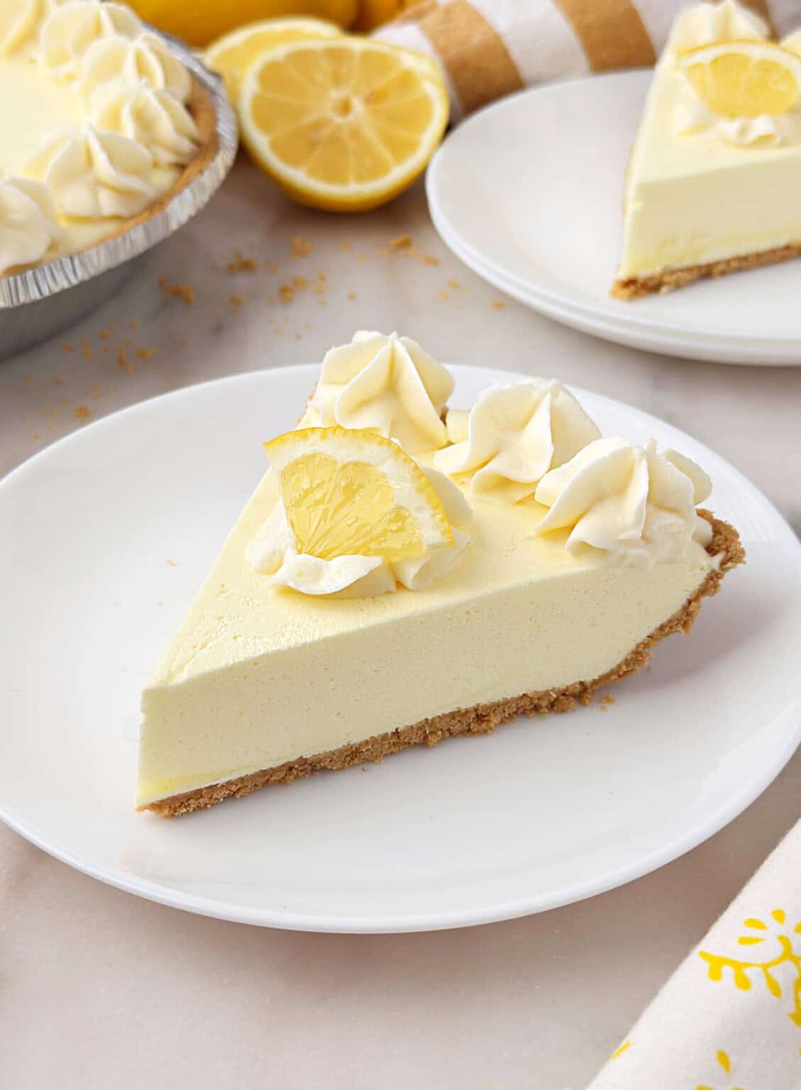 The Easiest Lemon Jello Pie - Meatloaf and Melodrama